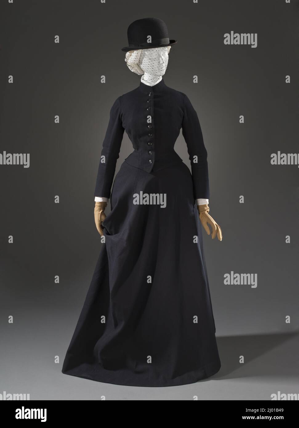 Woman's Riding Habit. Europe, circa 1890. Costumes; principal attire ...