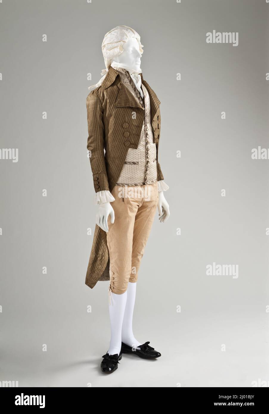 Man's Vest. France, 1790-1795. Costumes; principal attire (upper body ...