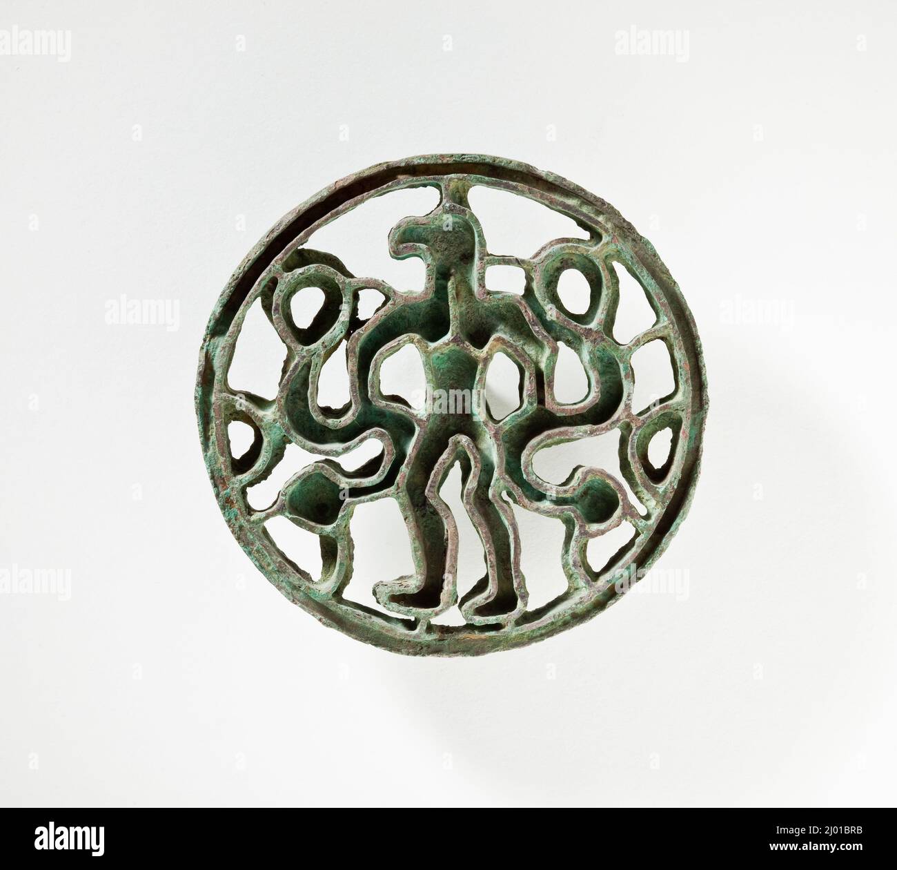 Compartmented Seal with Bird-Headed Man with Snakes. Northern ...