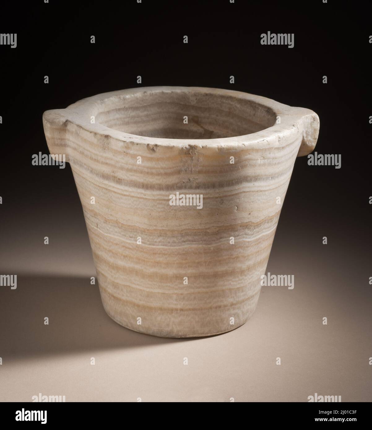 Mortar with Lug Handles. Egypt, New Kingdom, circa 1550-1070 B.C ...