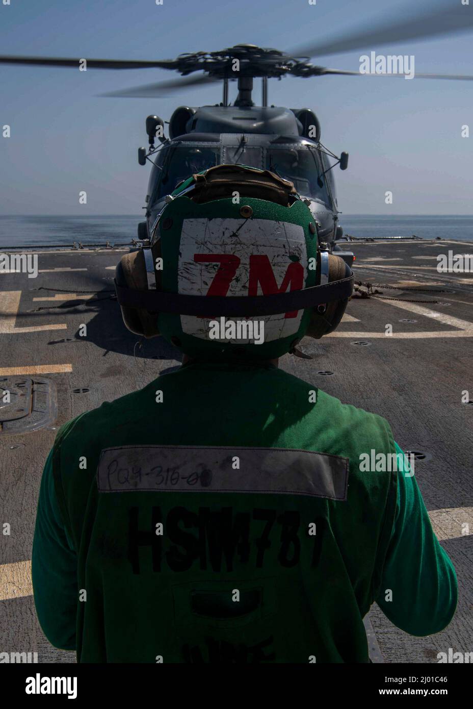 ARABIAN GULF (March 14, 2022) Aviation Structural Mechanic 3rd Class ...