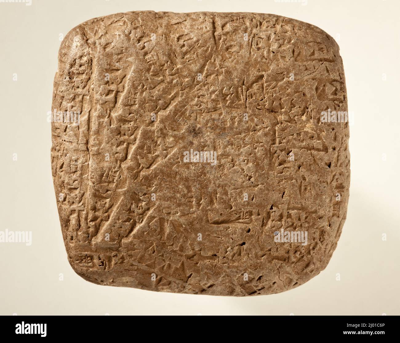 Tablet. Anatolia, circa 1900 B.C.. Tablets. Clay Stock Photo - Alamy