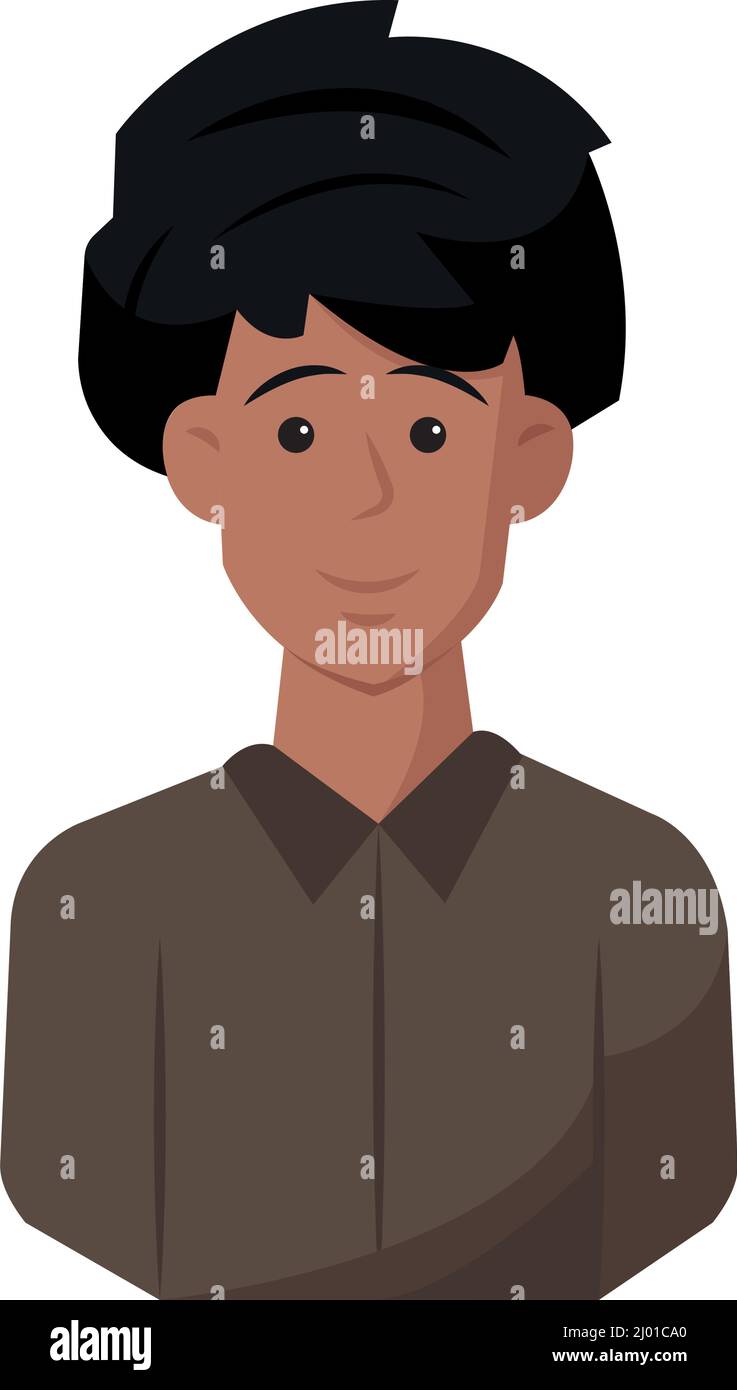 Isolated happy handsome man cartoon Vector Stock Vector Image & Art - Alamy