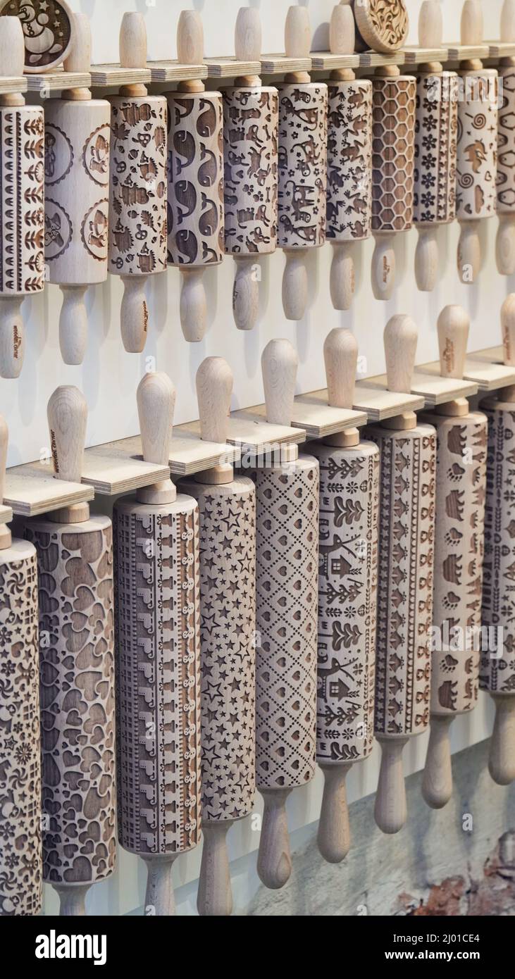 Rolling pins and pattern hi-res stock photography and images - Alamy