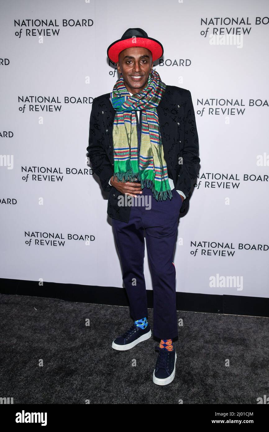Marcus Samuelsson walking on the red carpet during the National Board ...