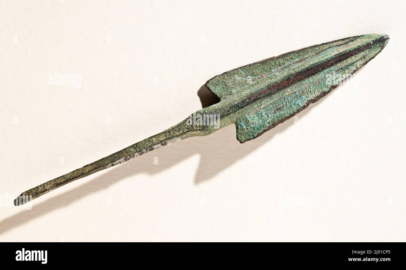 Spearhead. Iran, Luristan, circa 1000-550 B.C.. Arms and Armor; spears ...