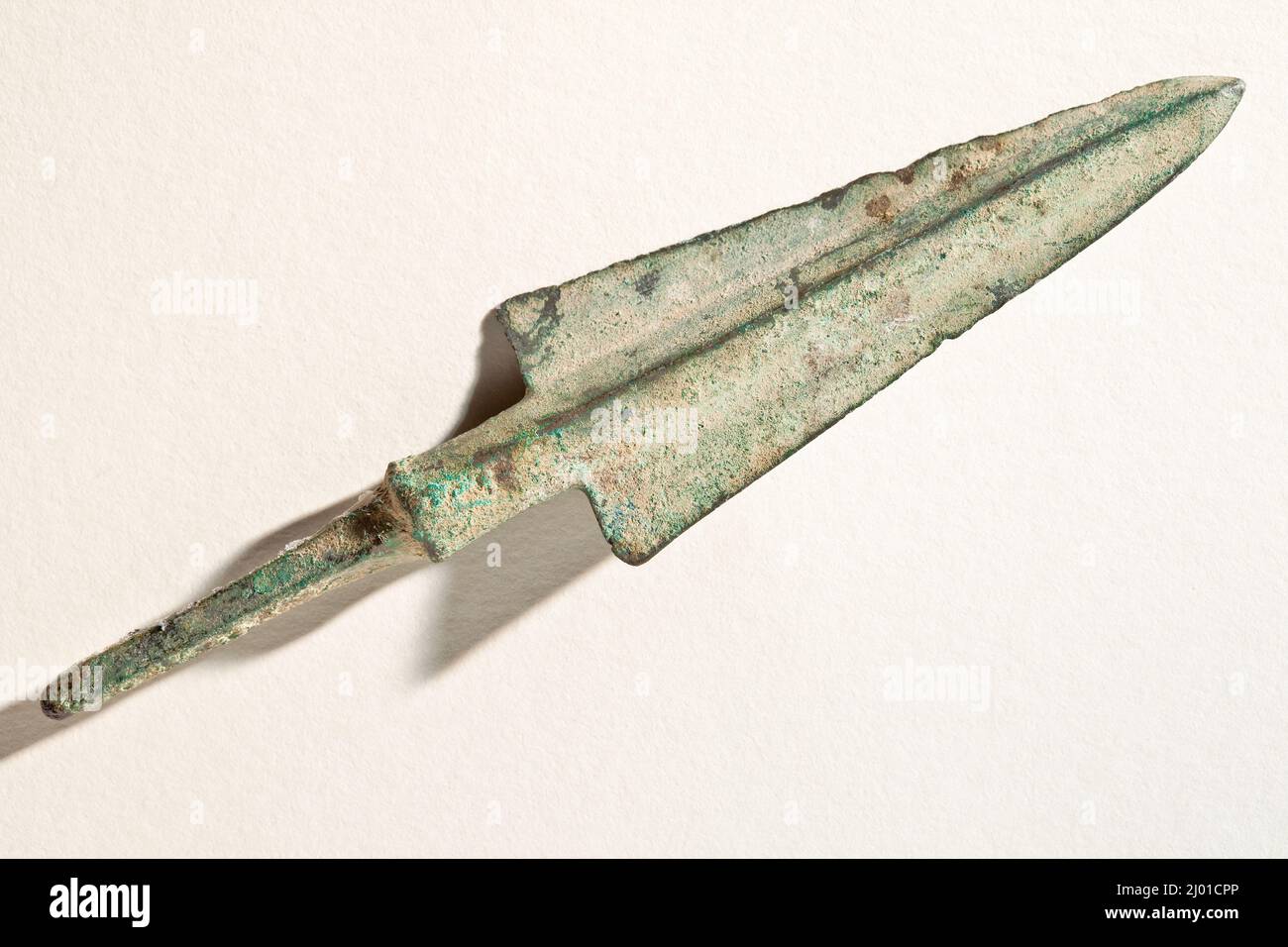 Spearhead. Iran, Luristan, circa 1000-550 B.C.. Arms and Armor; spears. Bronze Stock Photo - Alamy