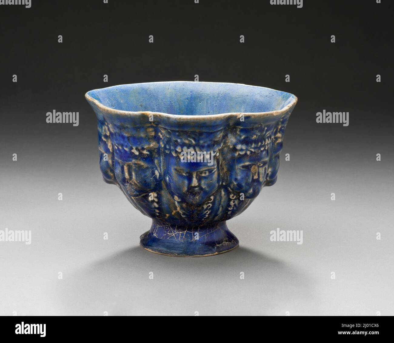 Cup. Iran, 12th century/circa 5-6th century A.H.. Ceramics. Fritware ...