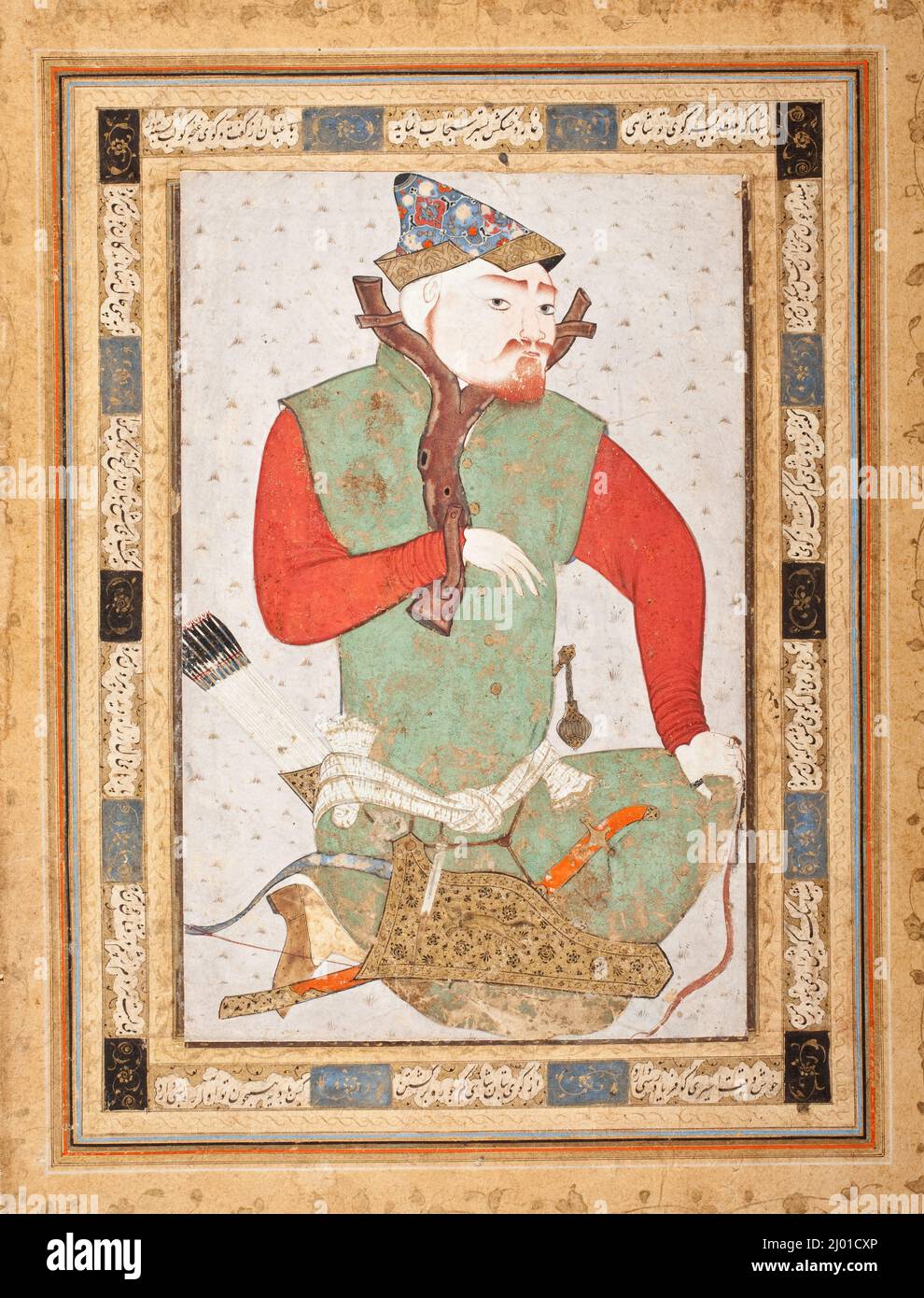 Turkoman Prisoner. Iran, second half of 16th century. Manuscripts ...