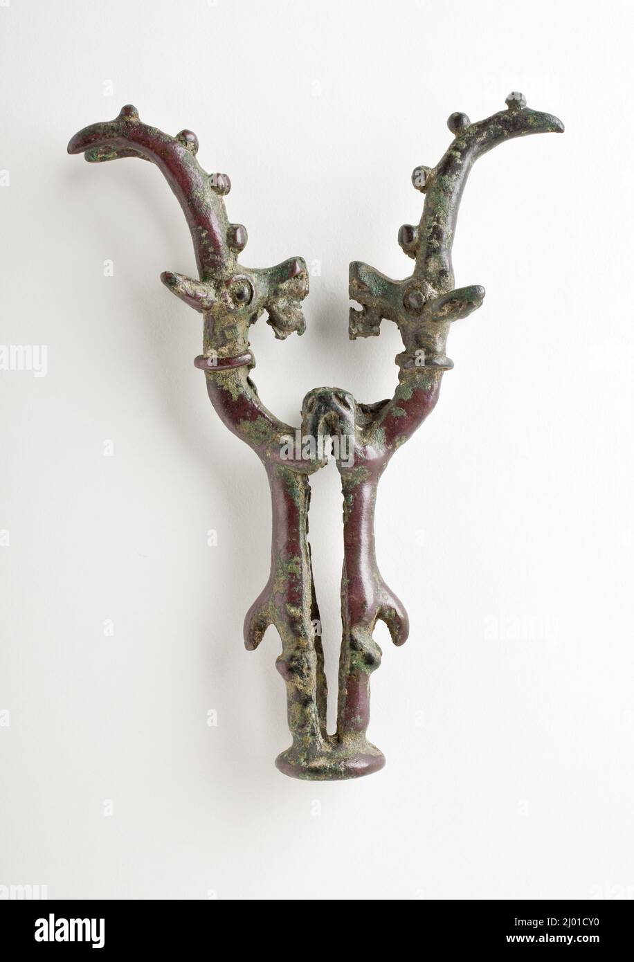 Standard Finial. Iran, Luristan, Luristan bronzes, circa 1350-800 B.C ...