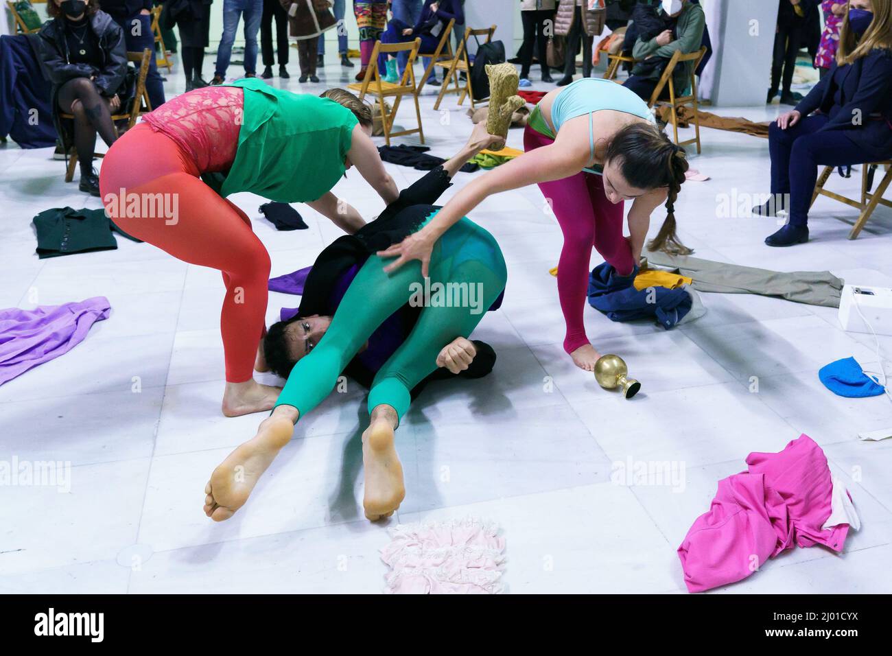 Performers, Mathilde Invernon, Lisa Laurent and Ludovico Paladini from ...