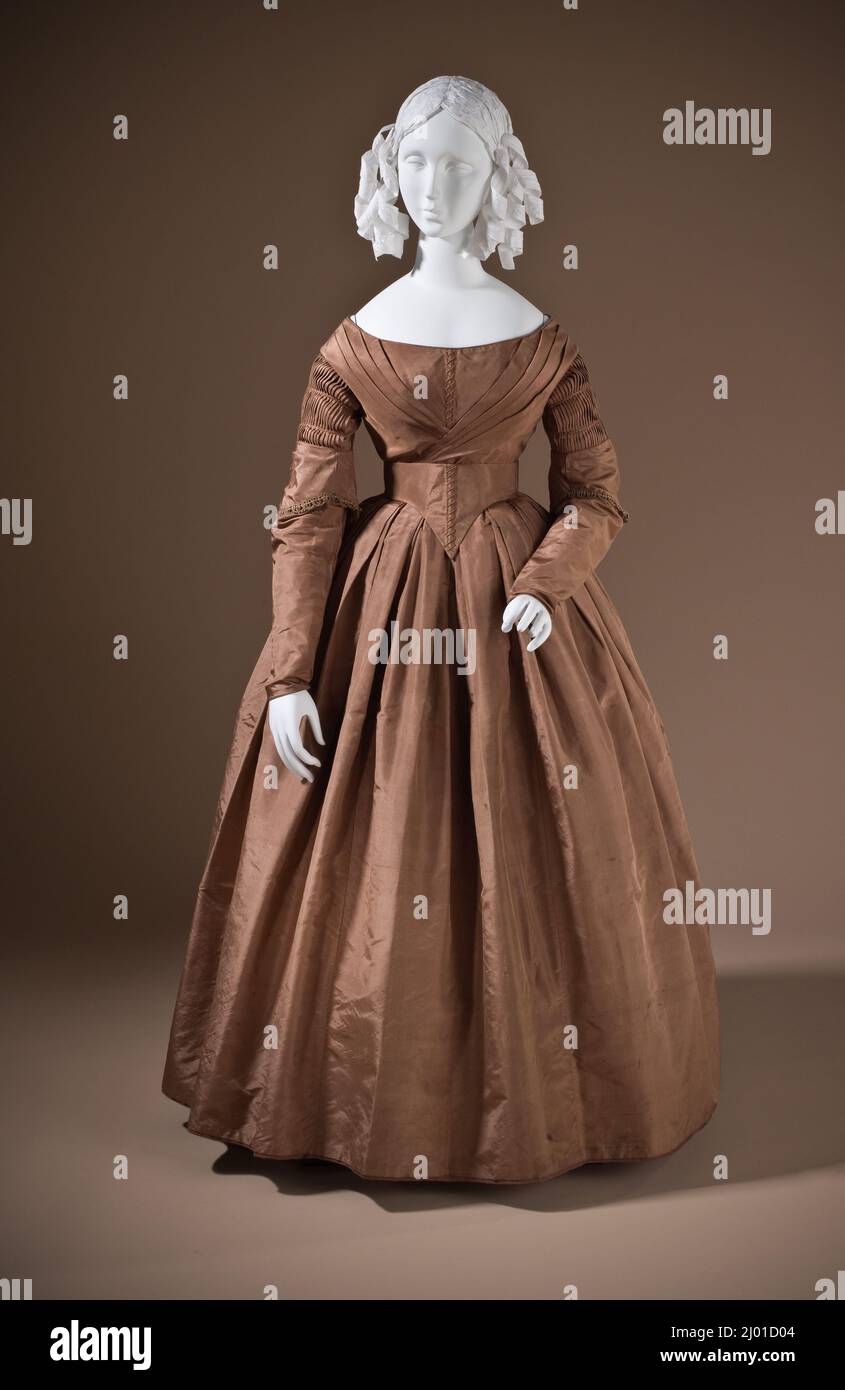 Woman's Dress. probably England, circa 1845. Costumes; principal attire ...