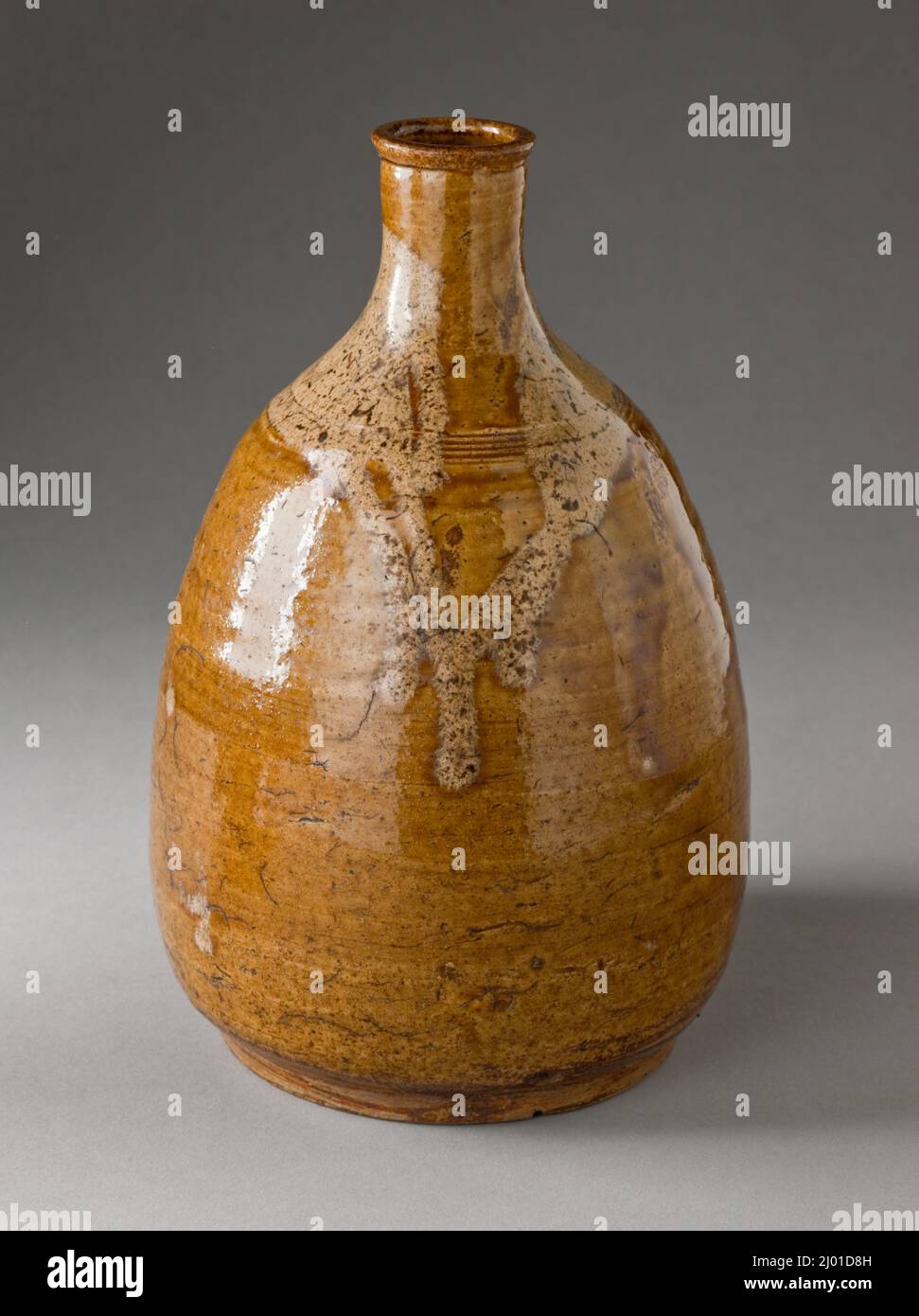 Sake Bottle. Japan, Edo period, 1615-1868, mid-19th century. Ceramics ...