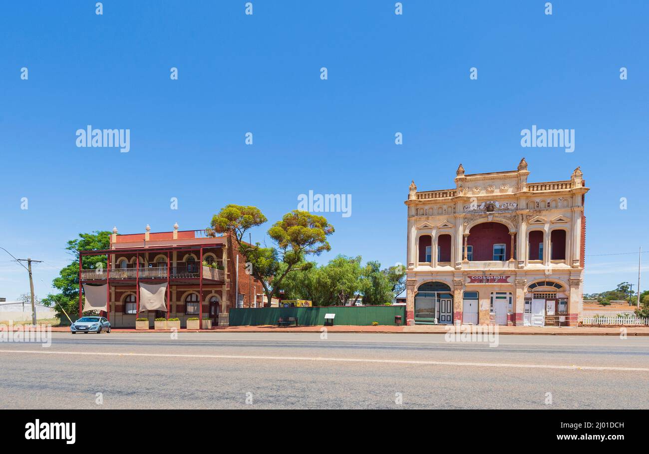 View of the old Marvel Bar Hotel, built 1898, in Bayley Street, in the ...