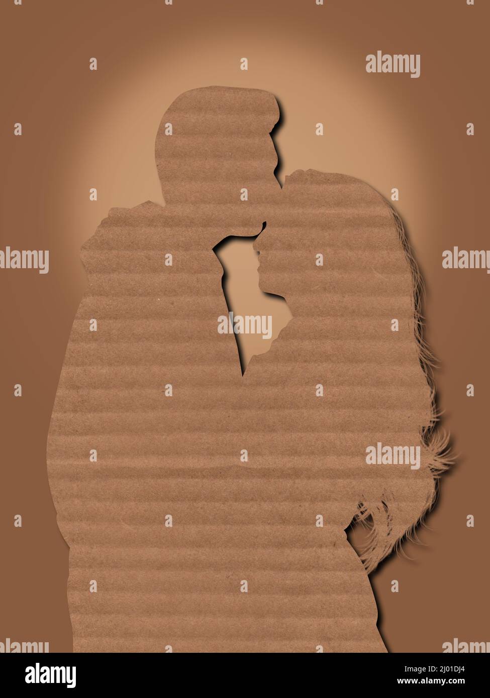 Cardboard silhouette hi-res stock photography and images - Alamy