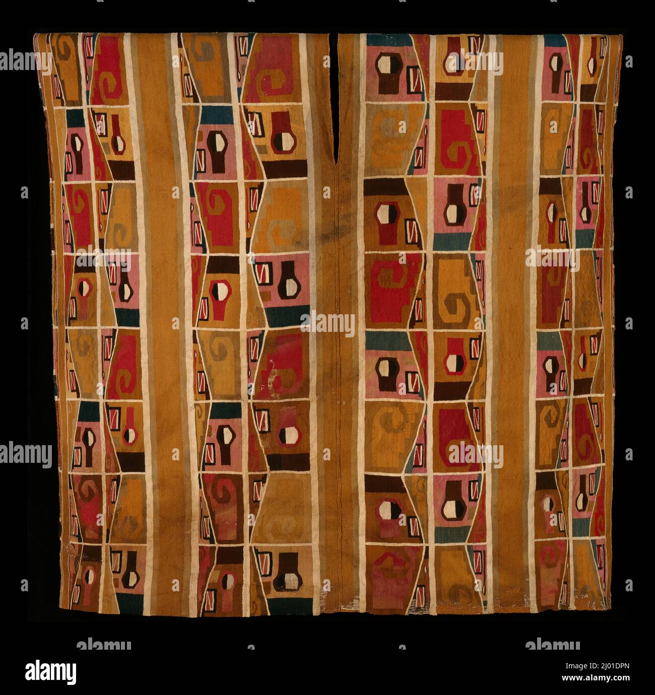 Man's Tunic. Peru, South Coast, Wari, 600-850. Costumes; principal ...