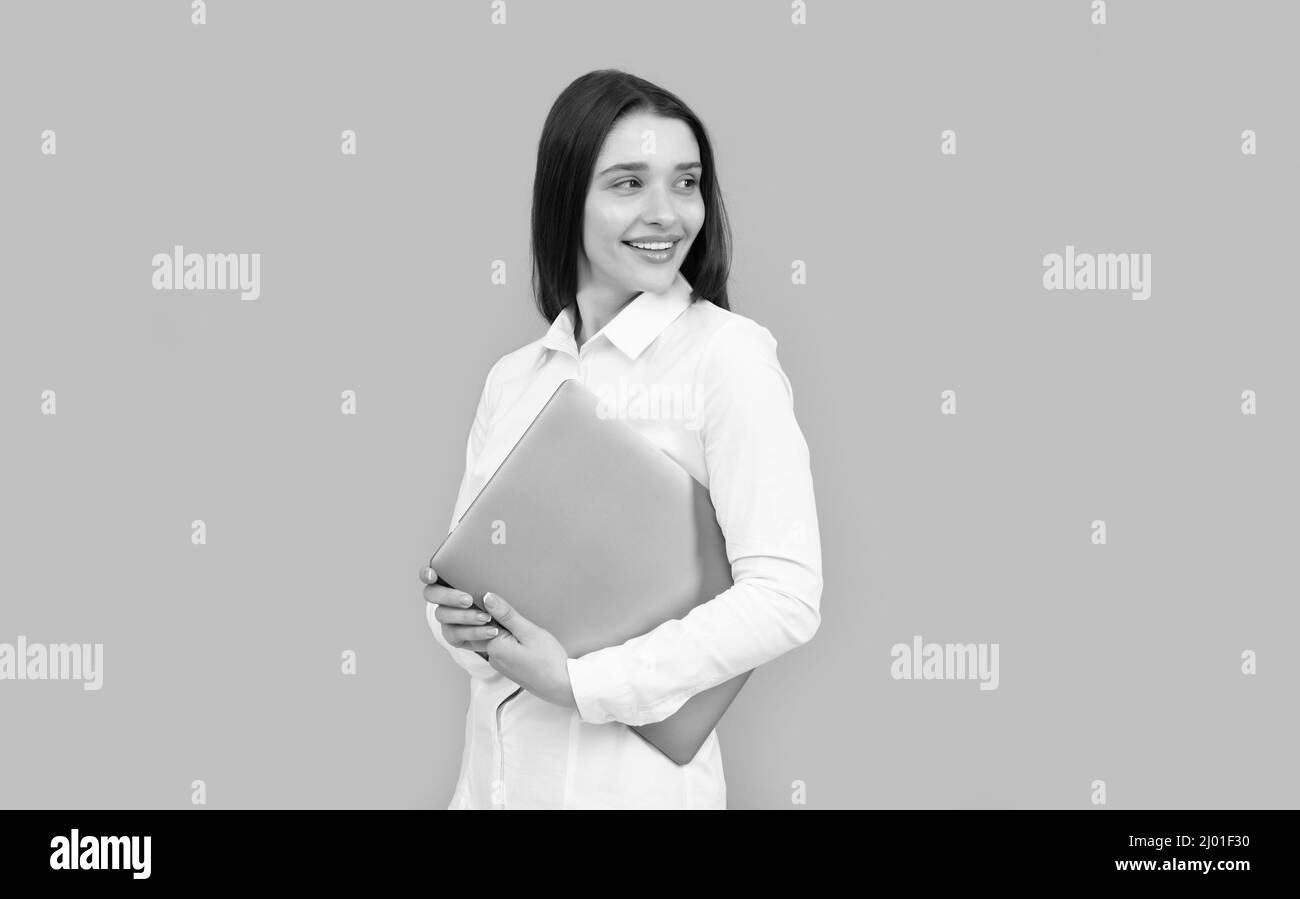 Happy woman in new Black and White Stock Photos & Images - Alamy