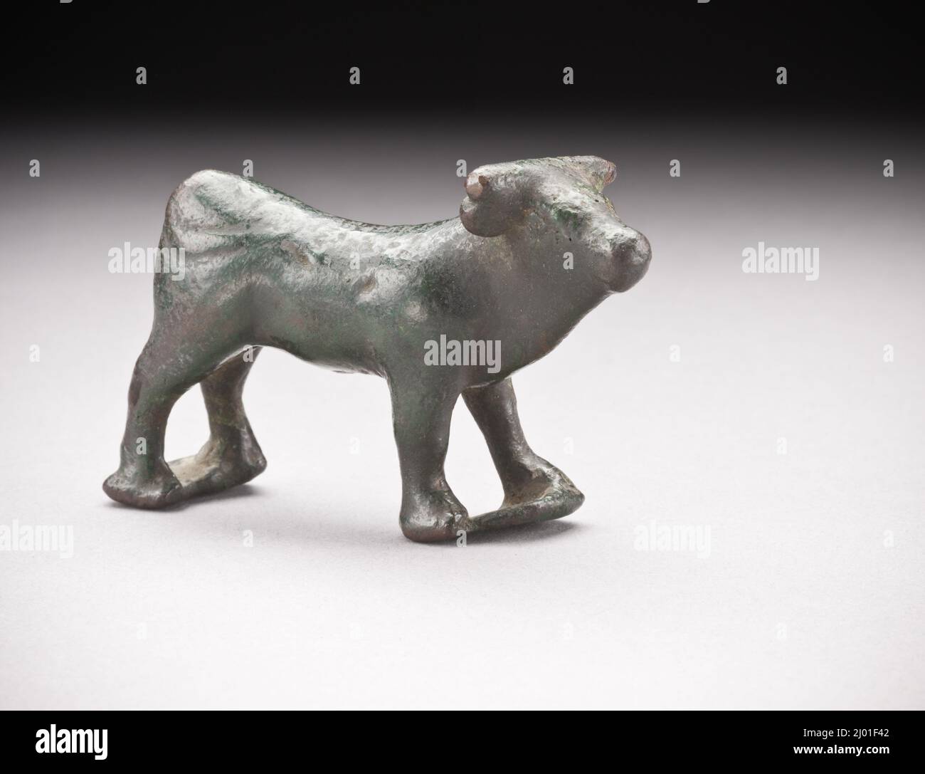 Bull. Roman, A.D. 1st-2nd century. Sculpture. Bronze, cast Stock Photo ...