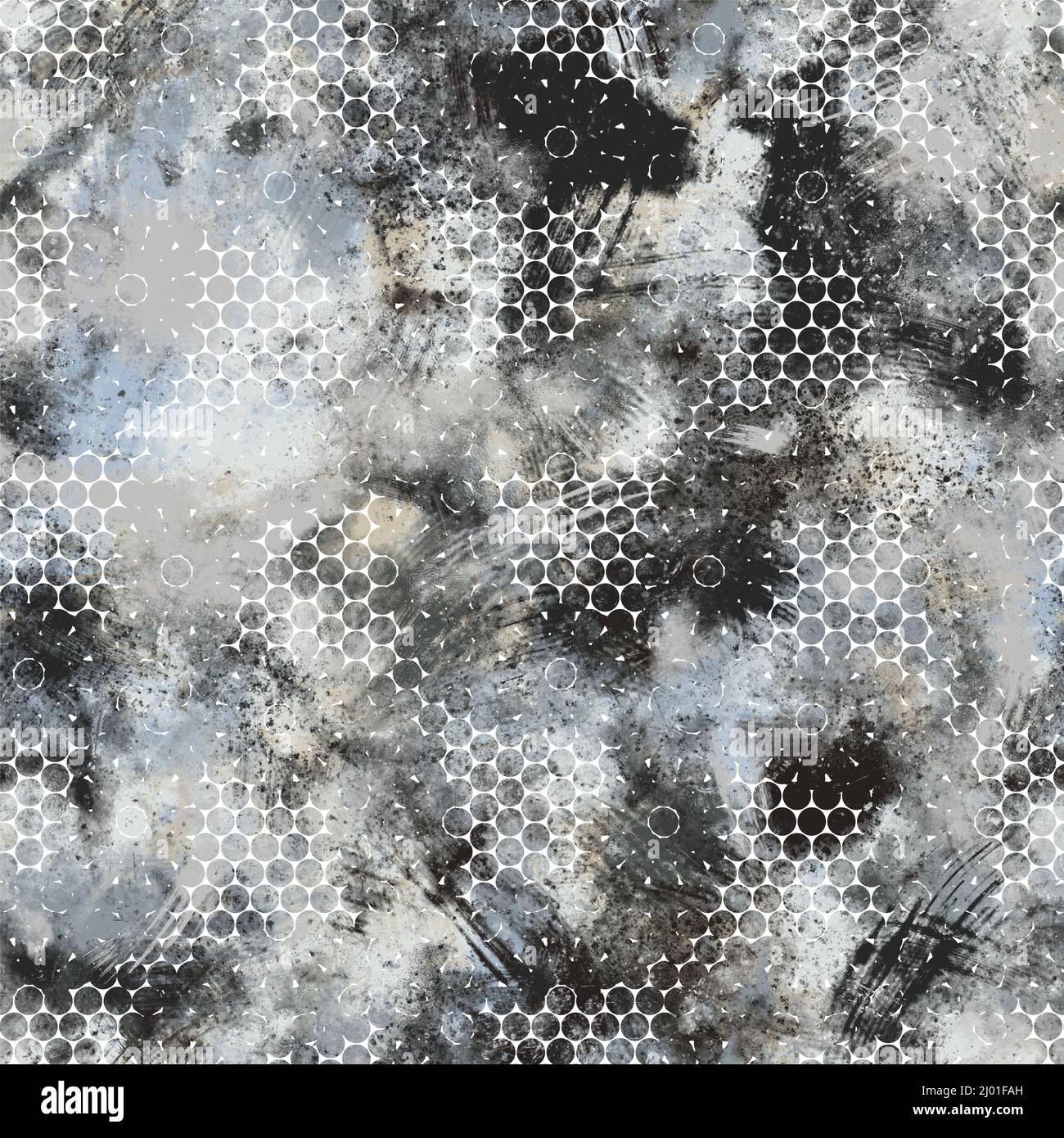 Seamless neutral and white grungy classic abstract surface pattern ...