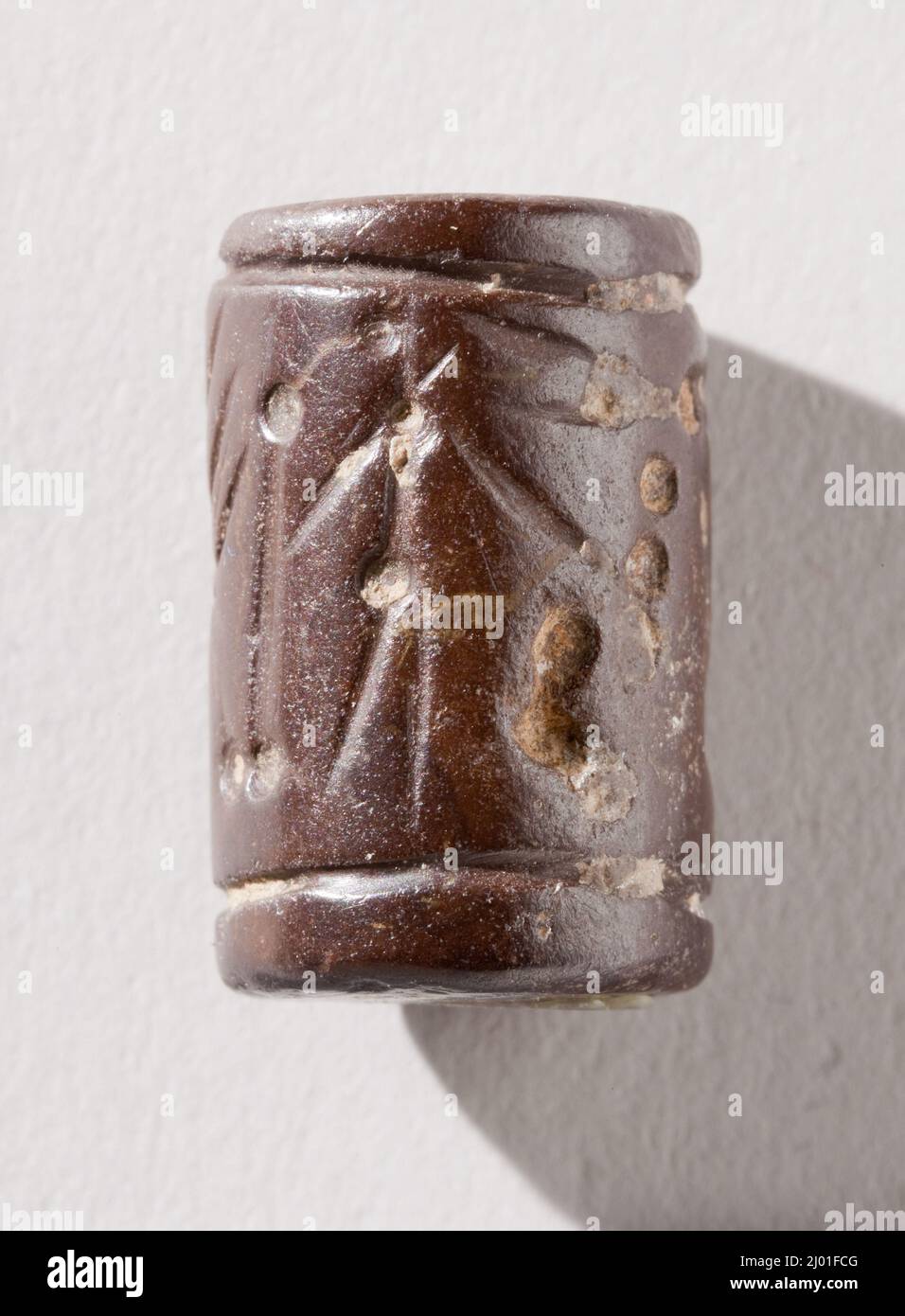 Cylinder Seal. Iran, Mesopotamia or Syria, Mitannian period, circa 1500 ...