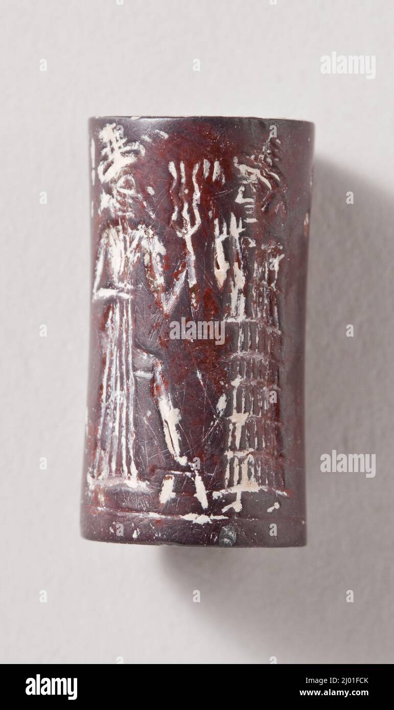 Cylinder Seal. Iran, Mesopotamia or Syria, Old Babylonian period, circa ...