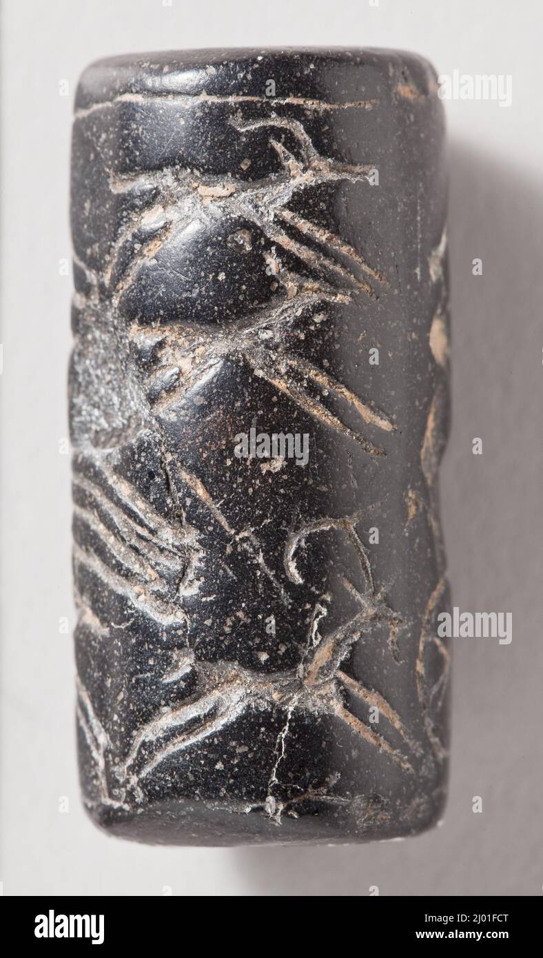 Cylinder Seal. Iran, Mesopotamia or Syria, Elamite period, circa 13th ...
