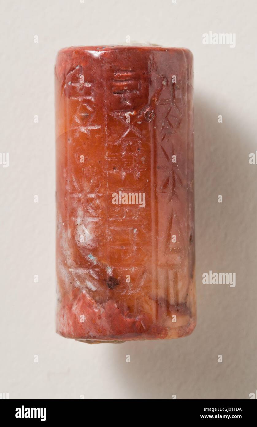 Cylinder seal. Mesopotamia, Old Babylonian period, circa 2000-1600 B.C ...