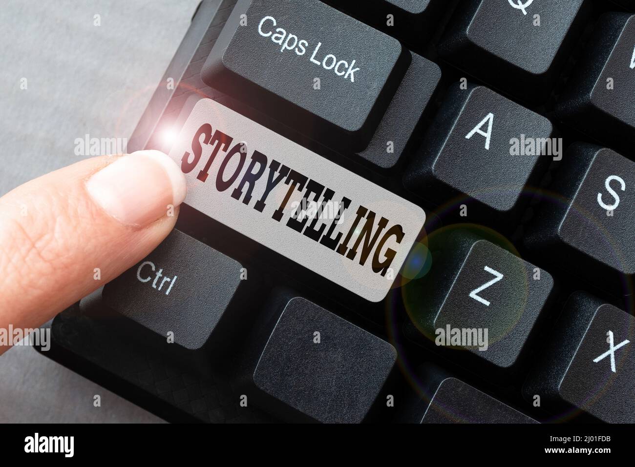 Hand writing sign Story Telling. Business approach social and cultural ...