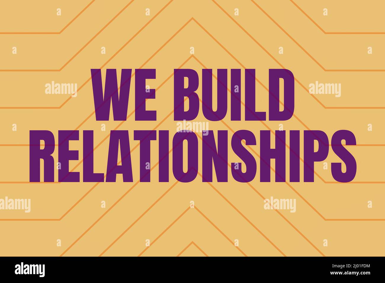 Writing displaying text We Build Relationships. Business overview We ...