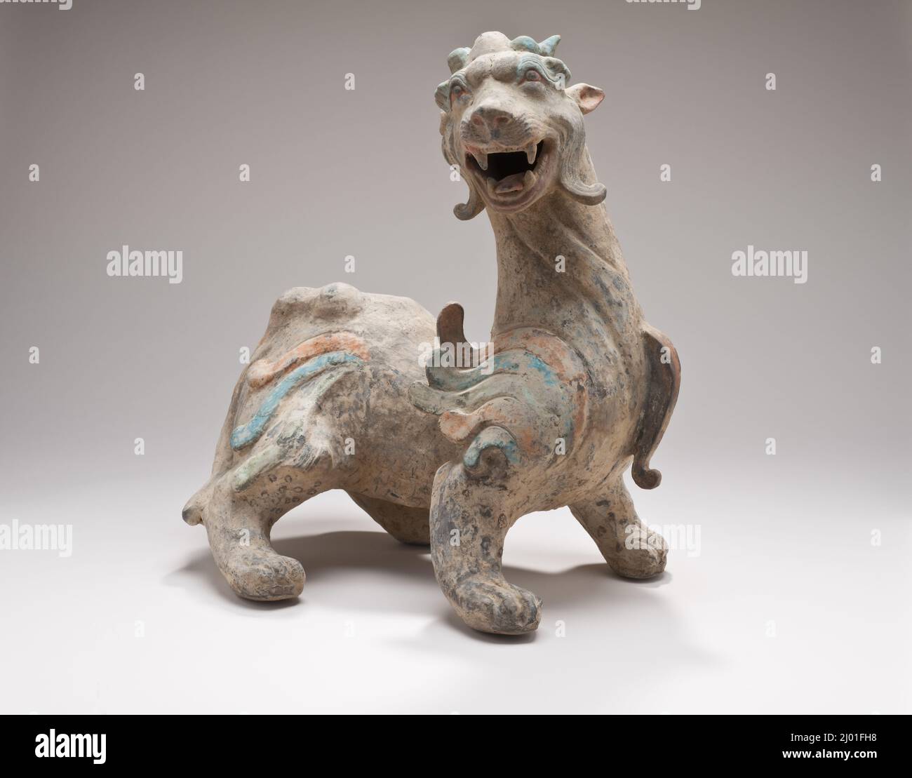 Funerary Sculpture of a Chimera (Bixie). China, Eastern Han dynasty, 25 ...