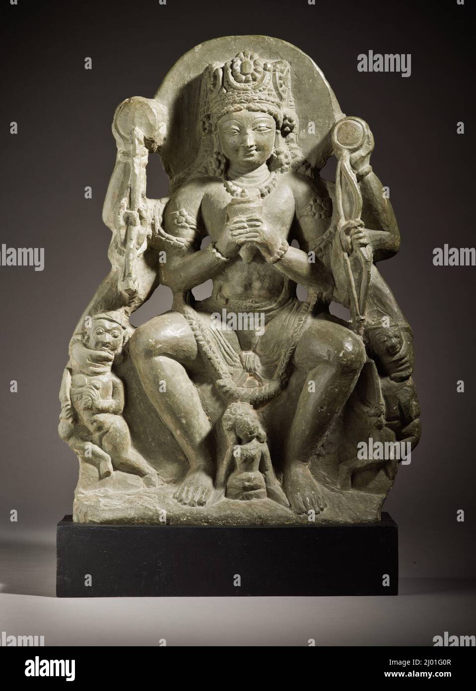 Vishnu Vanquishing the Demons Madhu and Kaitabha. India, Jammu and ...