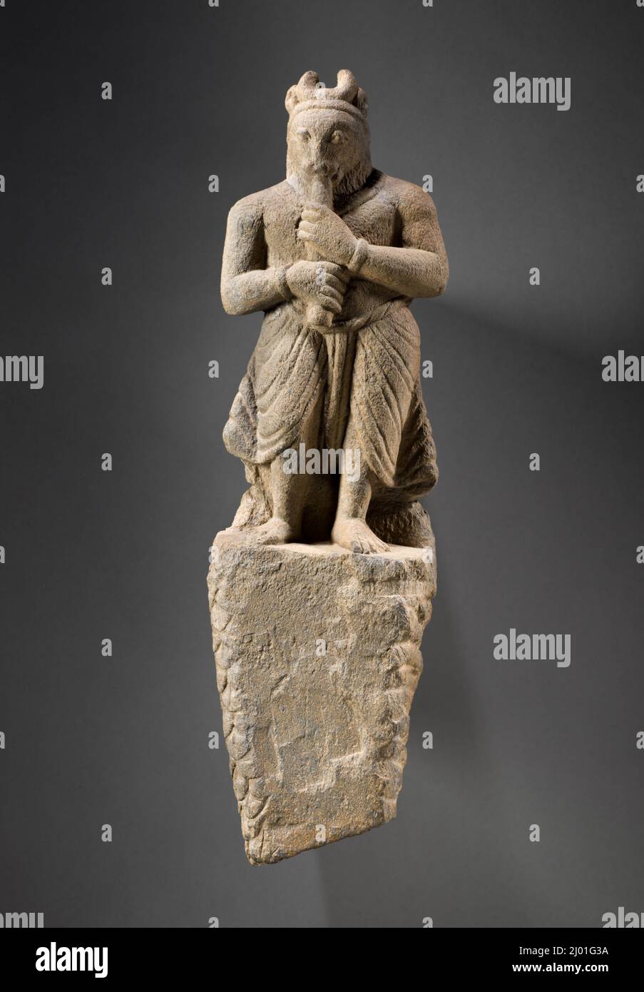 Bull-Headed Flute Player; From a group of Five Celestial Musicians ...