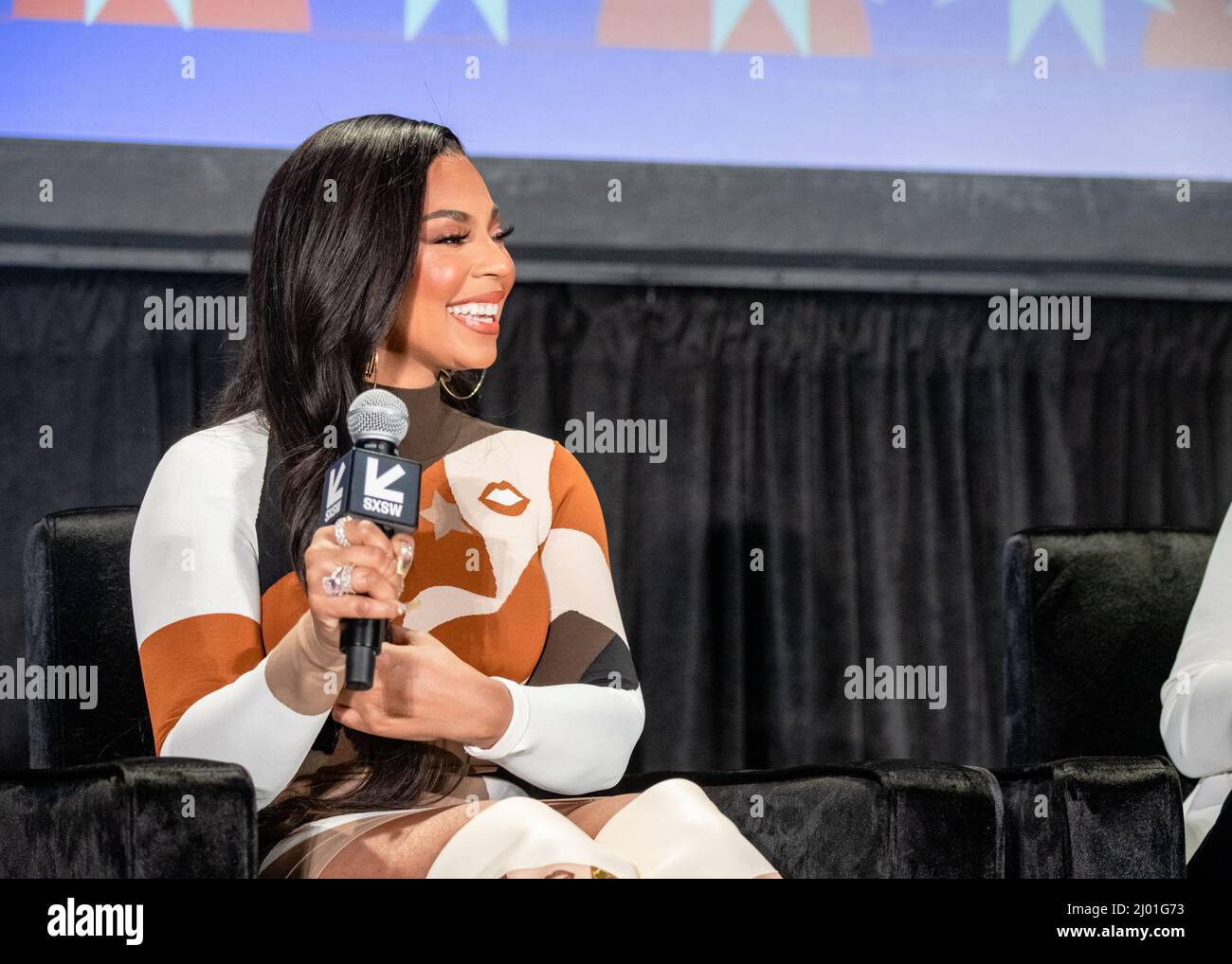 AUSTIN, TEXAS - MARCH 15: Ashanti speaks onstage at 'Ashanti Turns ...