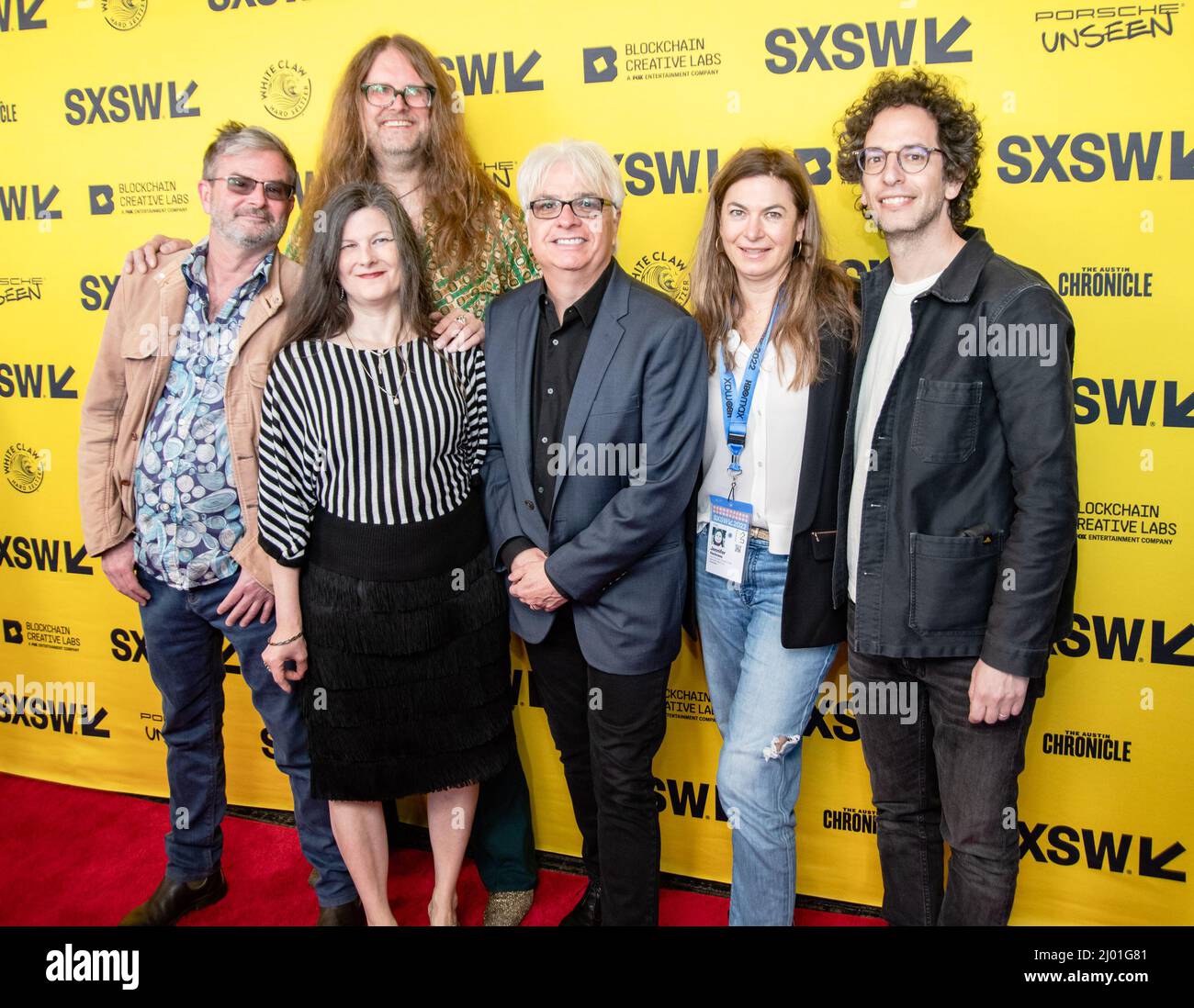 AUSTIN, TEXAS - (L-R) Nick McKinney, Reg Harkema, Katie Steinberg, Paul ...