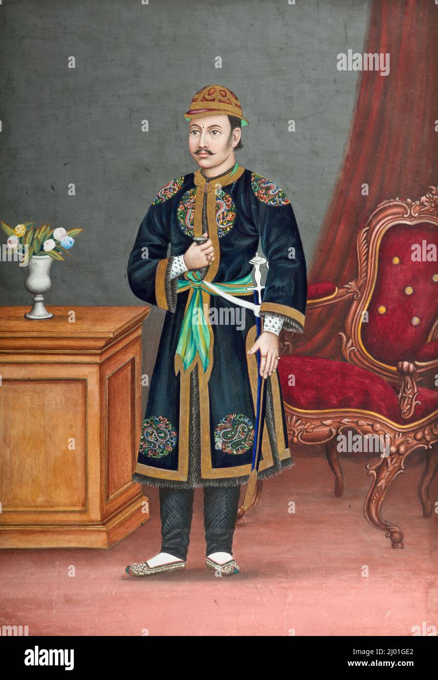 A Nepalese Official (Perhaps Prime Minister Bhimsen Thapa, served 1806 ...