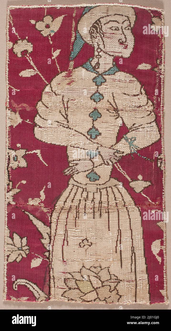 Textile Fragment with Standing Figure. Iran, 16th century. Textiles ...