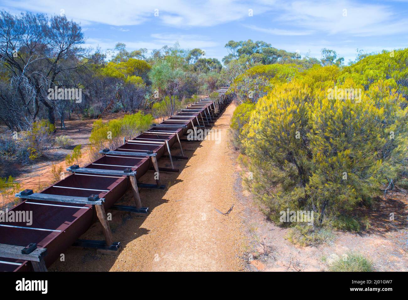 Karalee Rocks, water catchment drain, Western Australia Stock Photo - Alamy