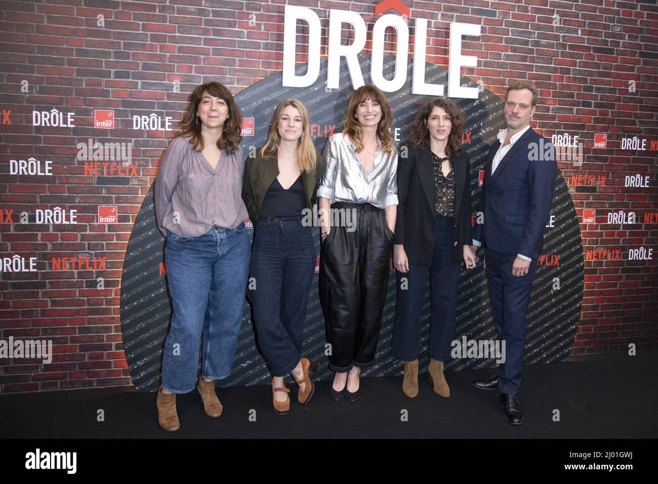 Paris, France, March 15, 2022, Screen Writers Eliane Montane, Lison ...