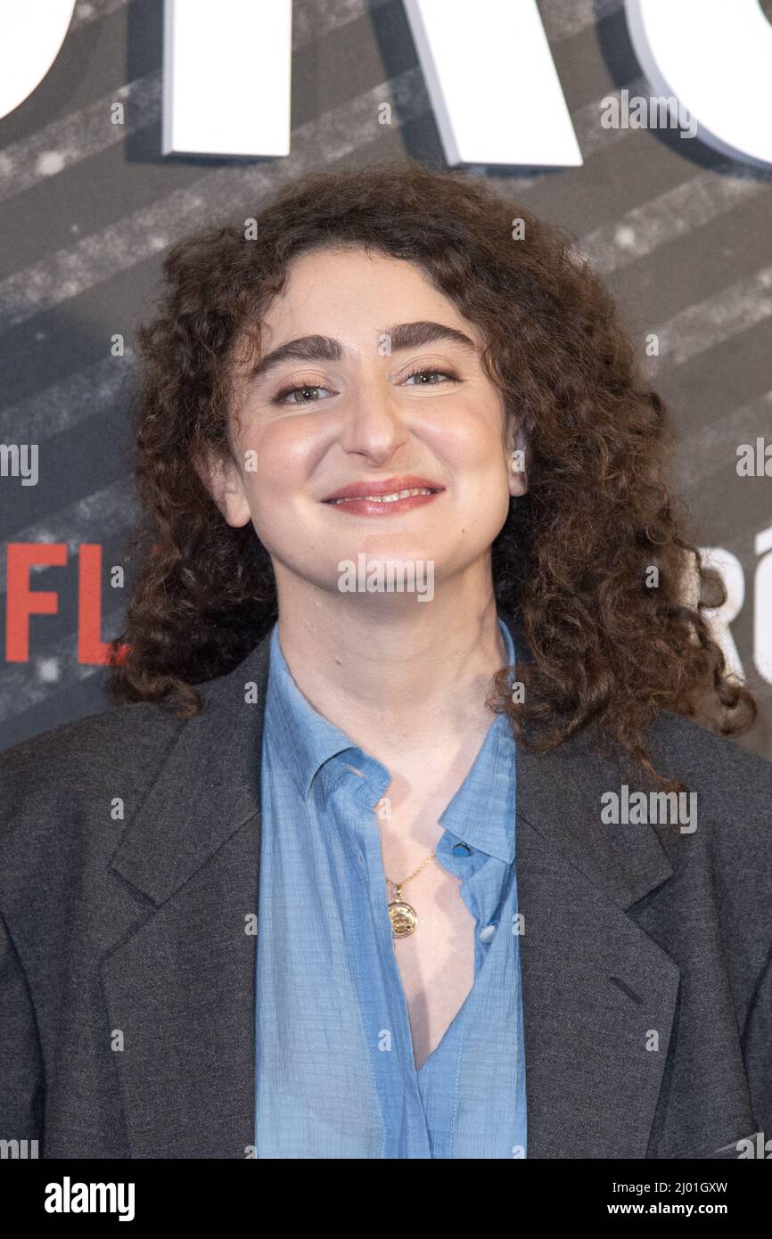 Paris, France, March 15, 2022, Elsa Guedj attending the Drole - France ...