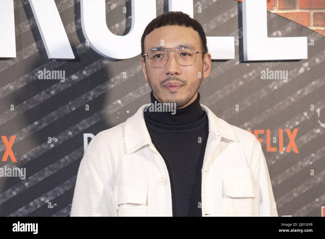 Paris, France, March 15, 2022, Jean Siuen attending the Drole - France ...