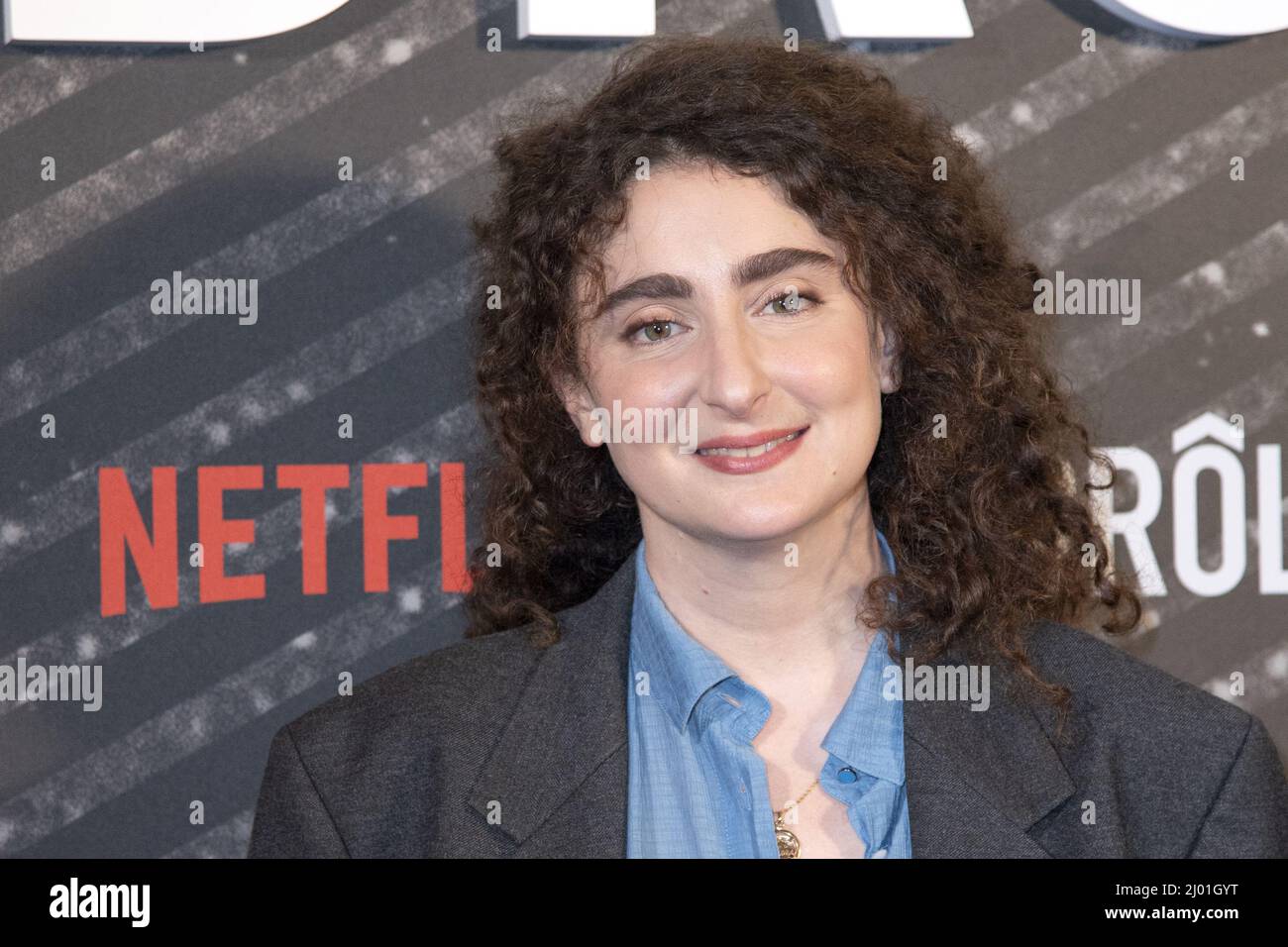 Paris, France, March 15, 2022, Elsa Guedj attending the Drole - France ...