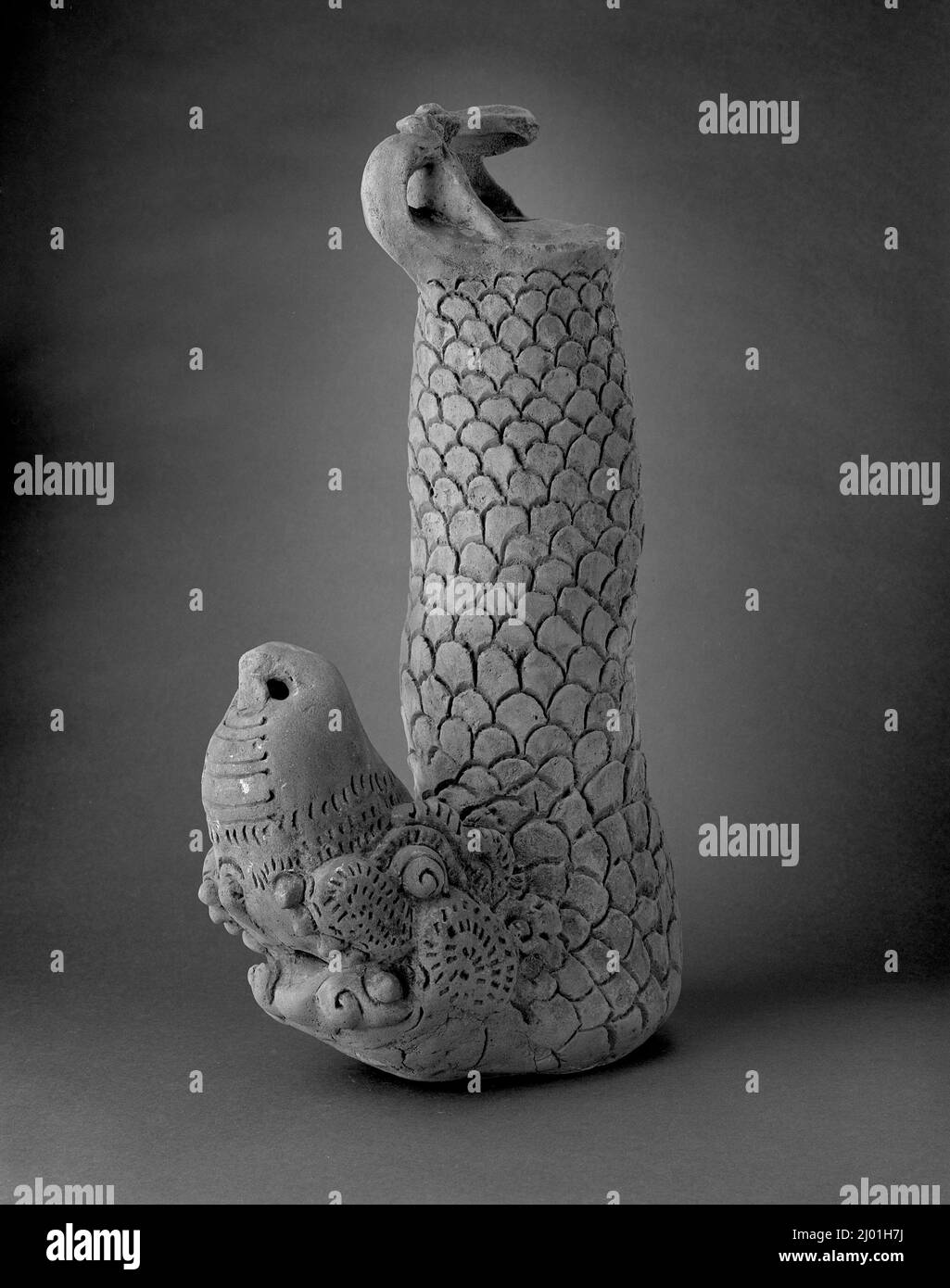 Mythical Aquatic Creature (Makara). Indonesia, Eastern Java, 13th-14th ...