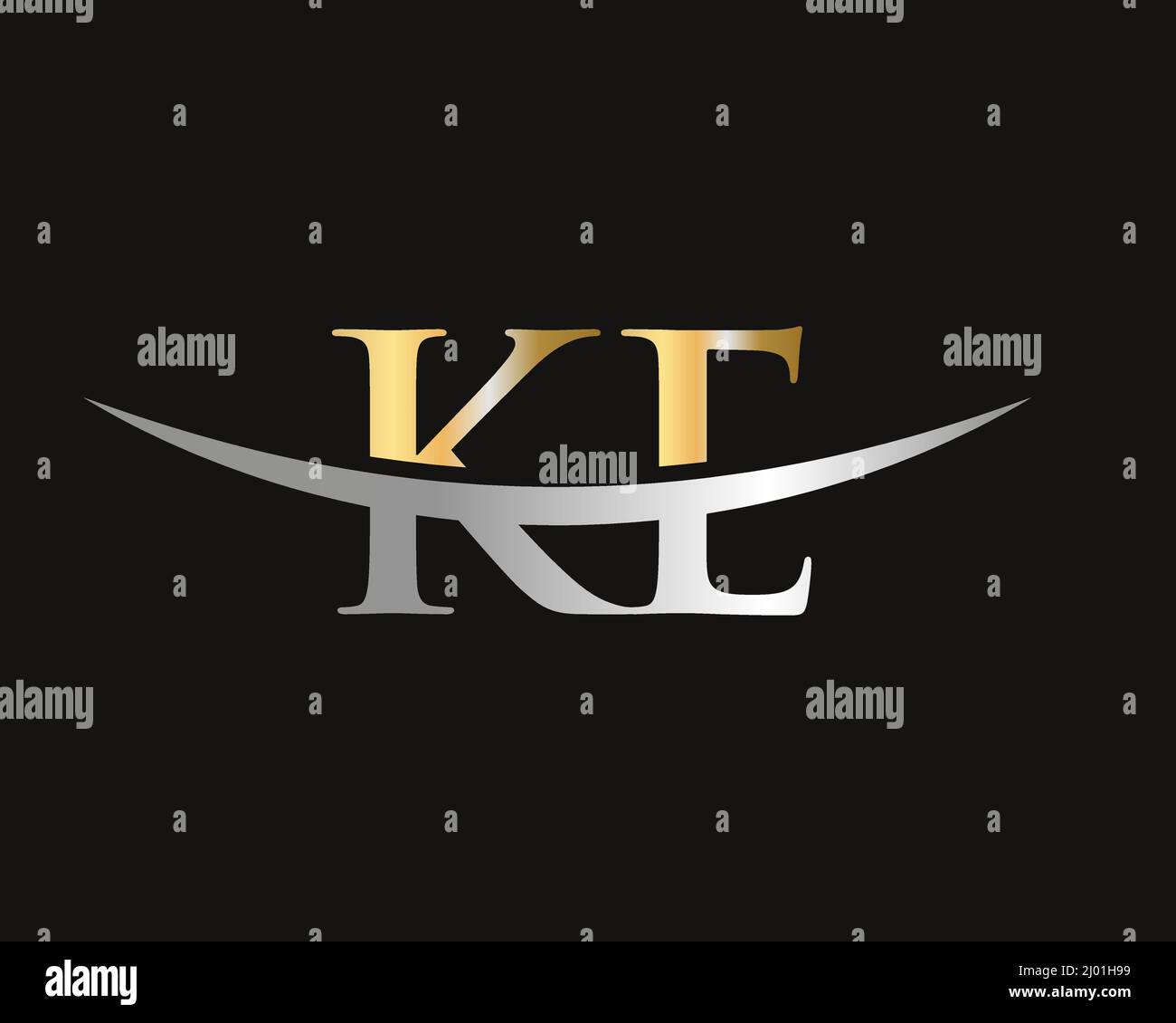Initial Letter KE Logo. KE Letter Logo Design Vector Template Stock ...