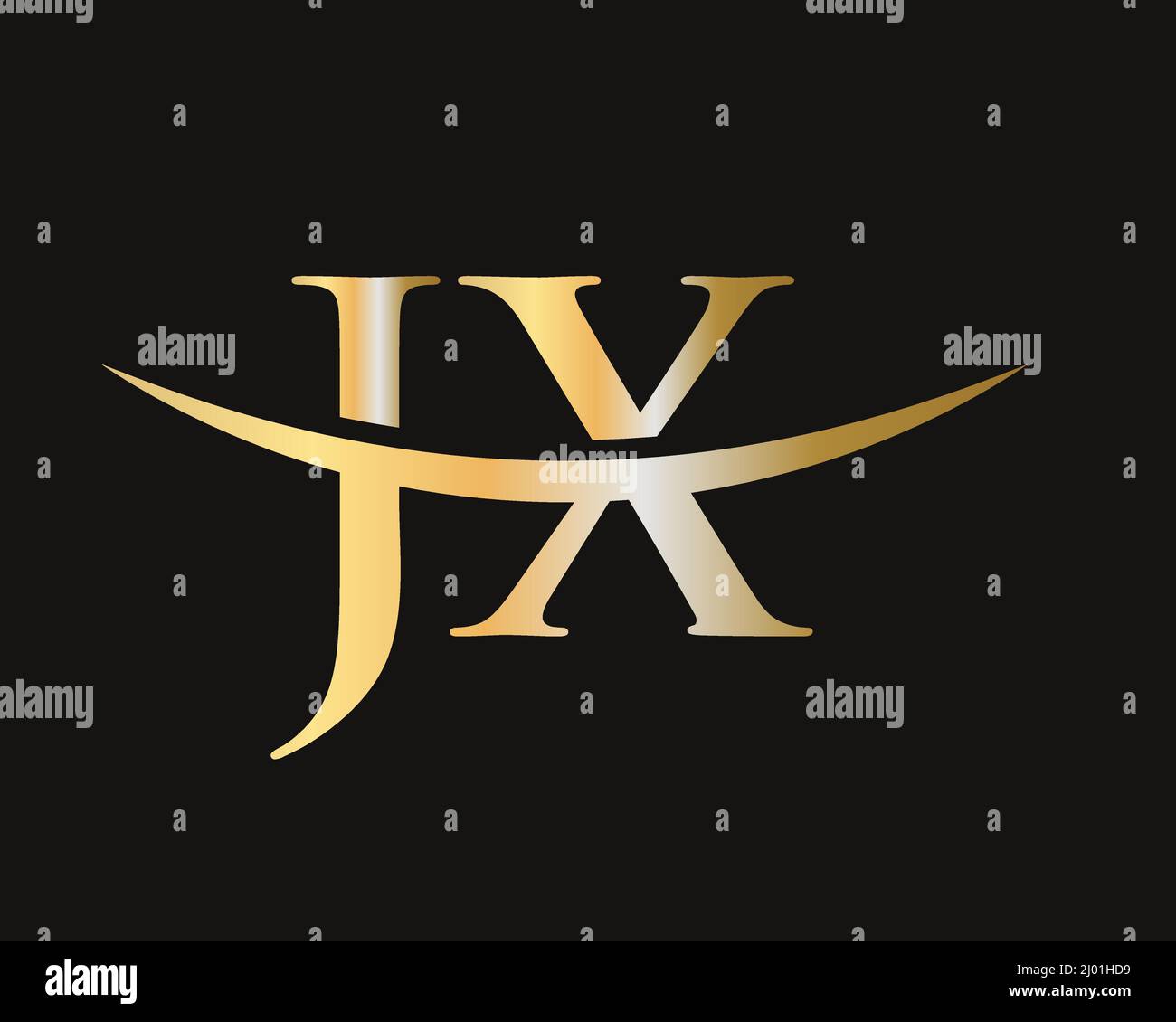 Jx logo design hi-res stock photography and images - Alamy