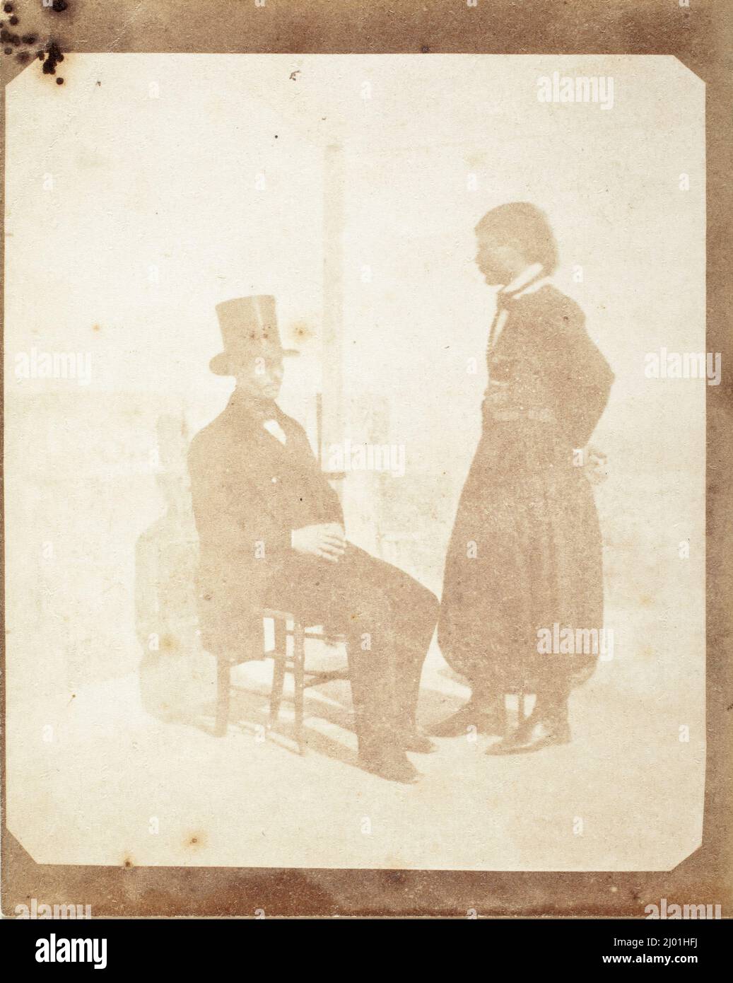Group Of Two Gentleman. Calvert Richard Jones (England, 1804-1877 ...