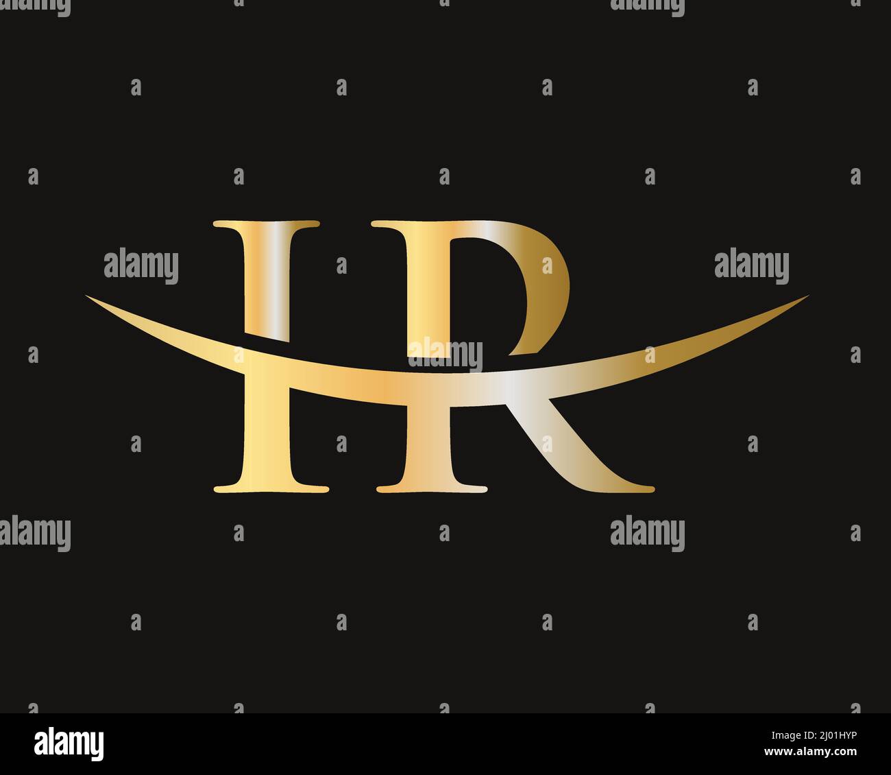 Initial Monogram Letter IR Logo Design Vector. IR Logo Design Template ...