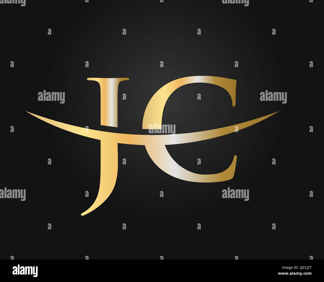 Initial Monogram Letter JC Logo Design Vector. JC Logo Design Template ...