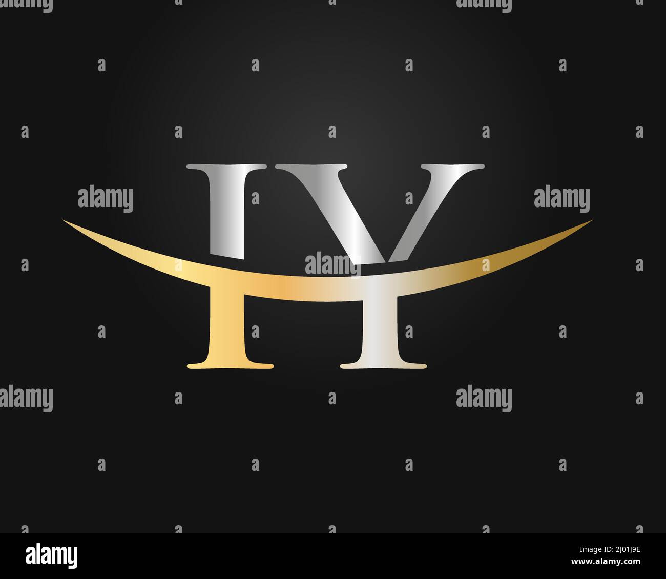 Initial Monogram Letter IY Logo Design Vector. IY Logo Design Template ...