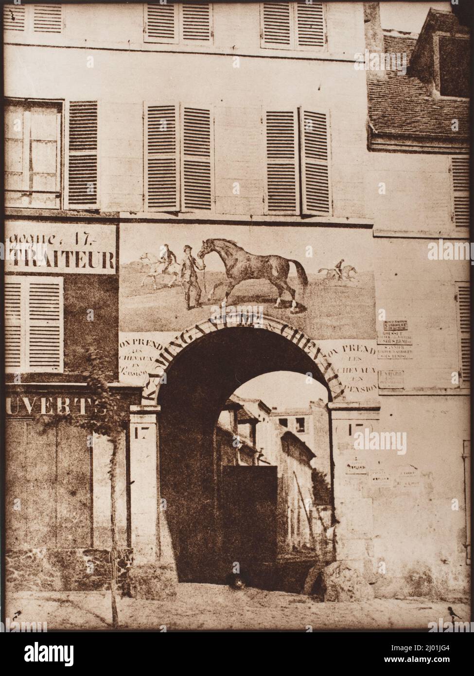 Arch & Picture Of Horse. Hippolyte Bayard (France, 1801-1887). France ...