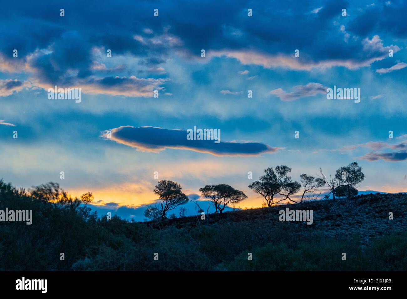 Cloudscape at sunset in the Australian Outback, Western Australia, WA ...